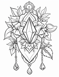 Color Craftables | Coloring Pages | Jewelry & Gems - Previous Stones ...