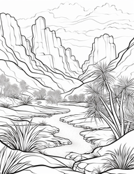 Color Craftables | Coloring Pages | Nature - Deserts