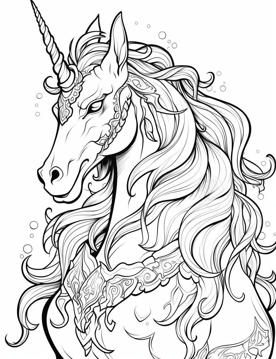 Color Craftables | Coloring Pages | Mythical Creatures - Unicorn