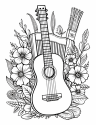 Color Craftables | Coloring Pages | Objects - Musical Instruments