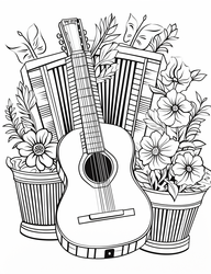 Color Craftables | Coloring Pages | Objects - Musical Instruments