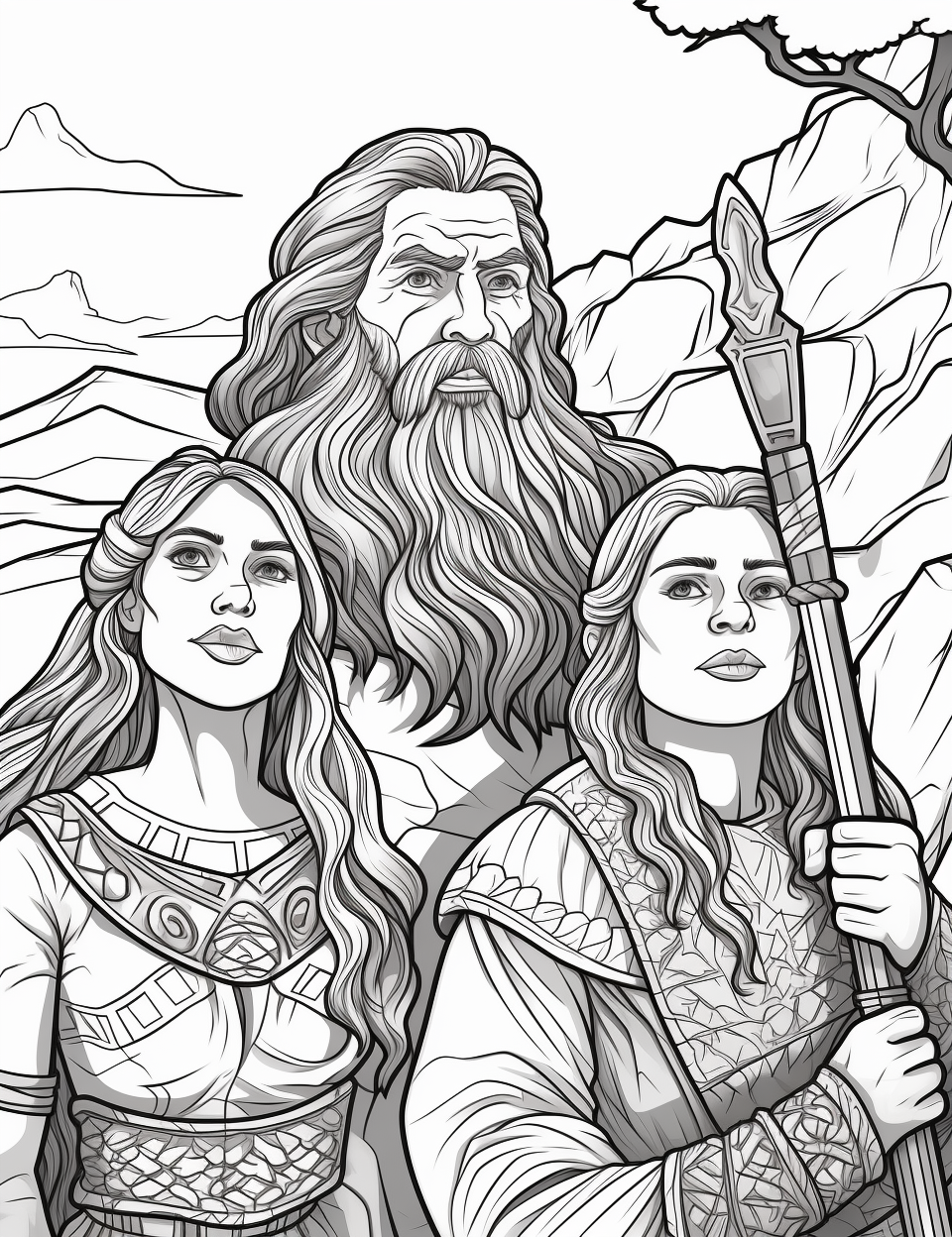 Color Craftables | Coloring Pages | Prehistoric & Cavemen