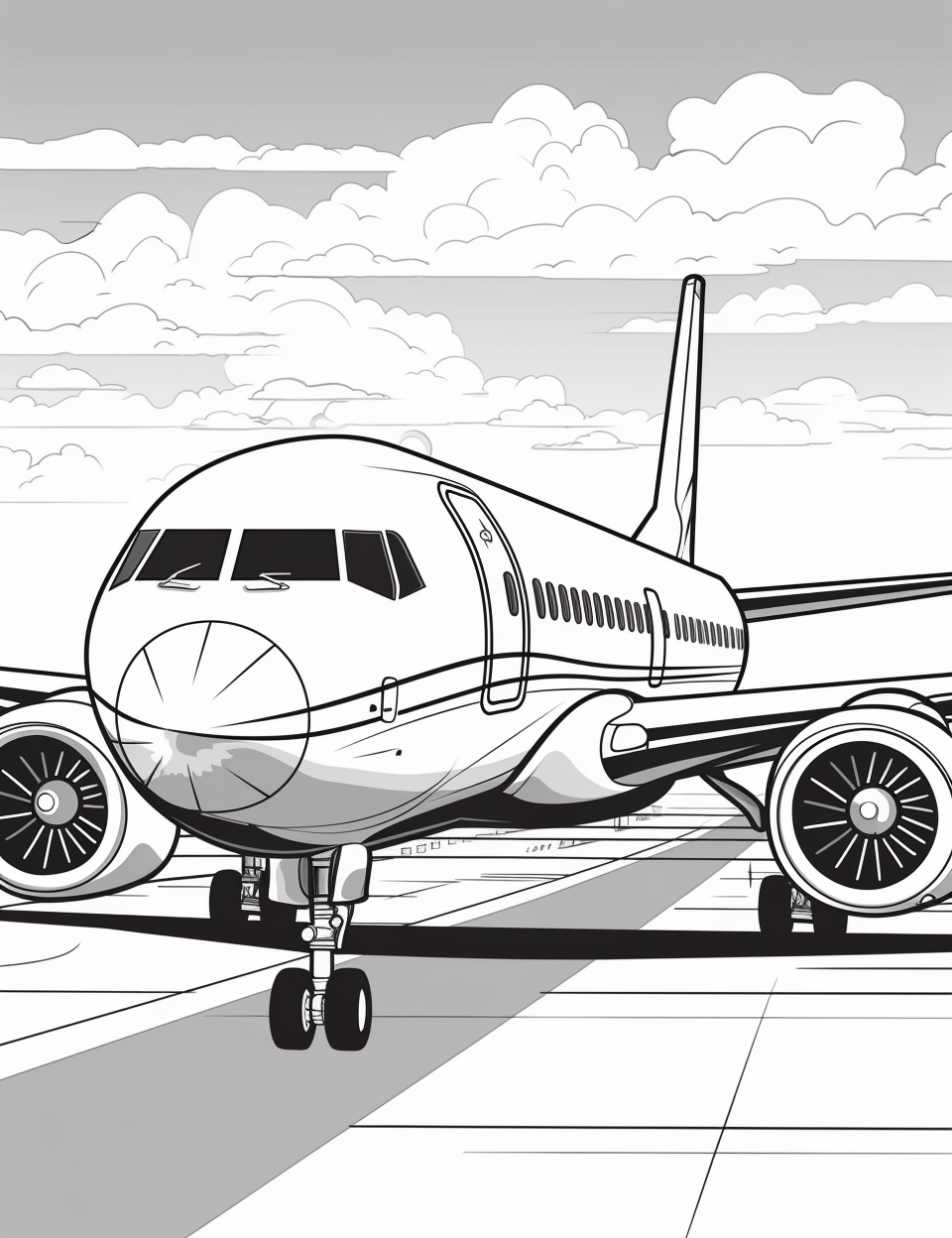 Color Craftables | Coloring Pages | Aviation - Aviation Elements - Runways