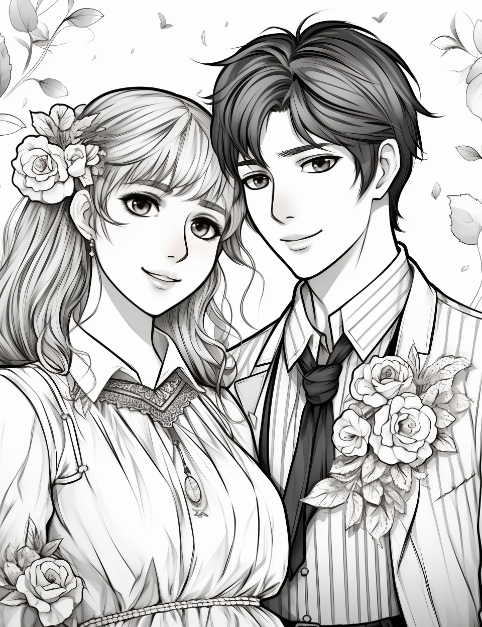 Color Craftables | Coloring Pages | Anime & Manga - Romance