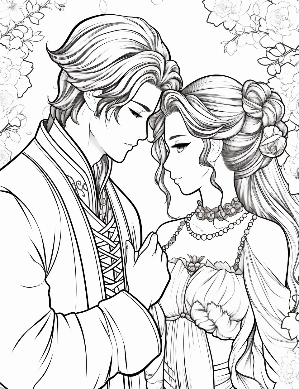 Color Craftables | Coloring Pages | Anime & Manga - Romance