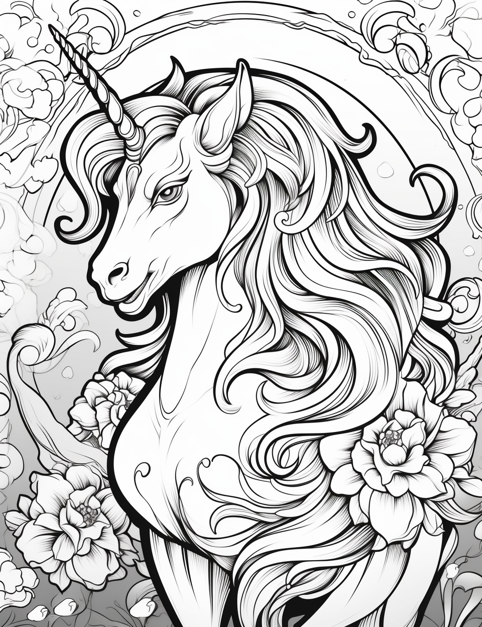 Color Craftables | Coloring Pages | Mythical Creatures - Unicorn ...