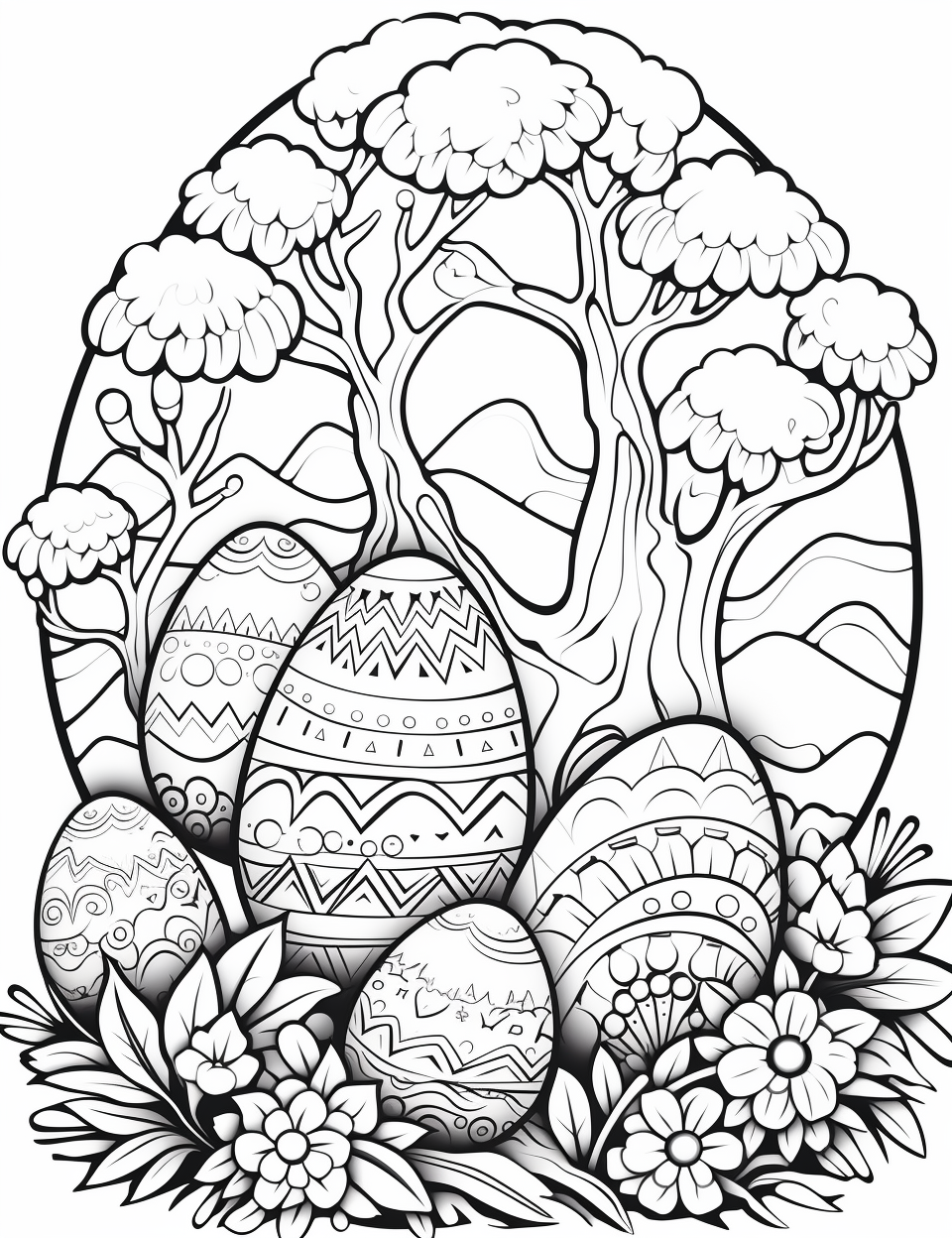 Color Craftables | Coloring Pages | Holiday - Easter - Eggs