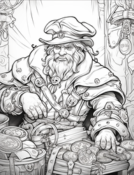 Color Craftables | Coloring Pages | Pirates & Treasure - Treasures