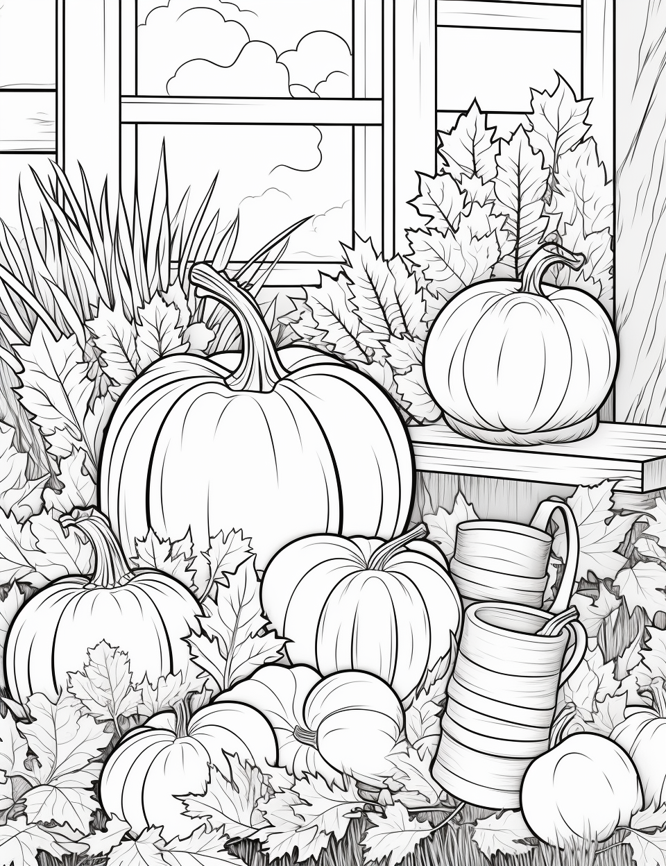 Color Craftables | Coloring Pages | Fall Pumpkin Coloring Pages