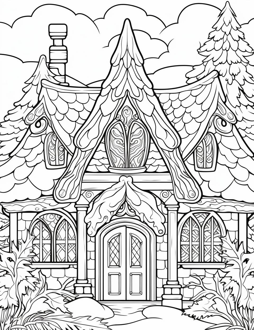 Color Craftables | Coloring Pages | Seasons - Winter - Icicles