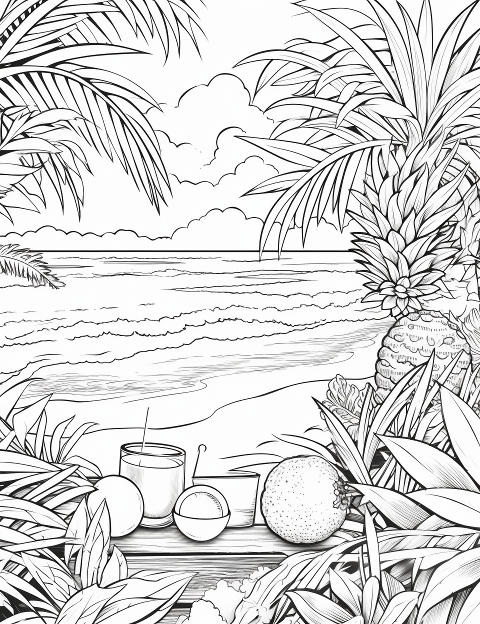 Color Craftables | Coloring Pages | Seasons - Summer