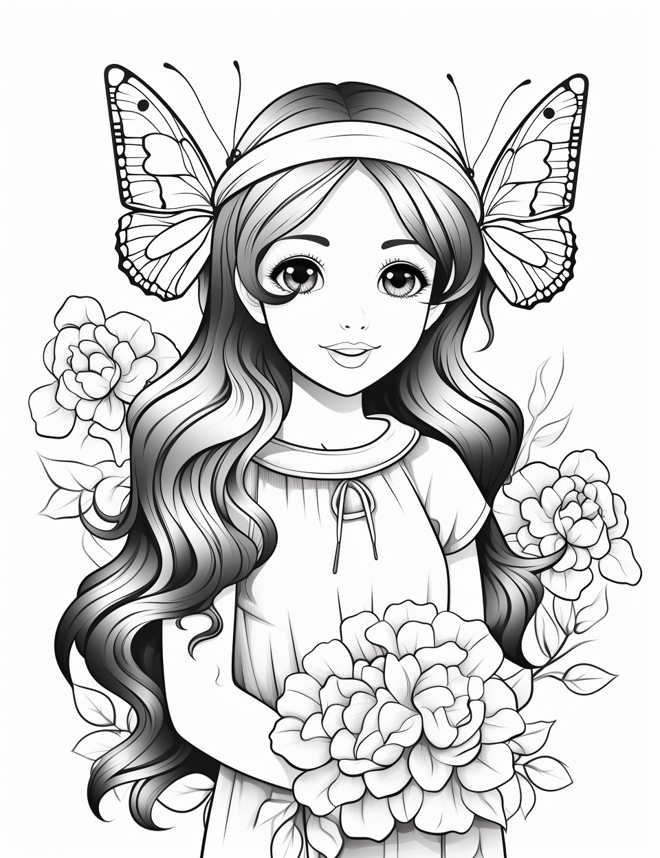 Color Craftables | Coloring Pages | Seasons - Spring - Butterflies