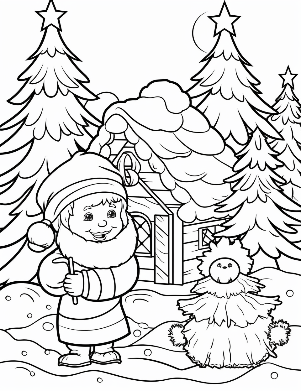 Color Craftables | Coloring Pages | Seasons - Winter - Icicles