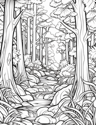 Color Craftables | Coloring Pages | Nature - Forests
