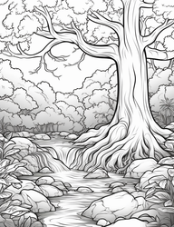 Color Craftables | Coloring Pages | Nature - Forests - Boreal Forest