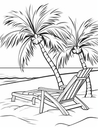 Color Craftables | Coloring Pages | Seasons - Summer - Sun and Beach