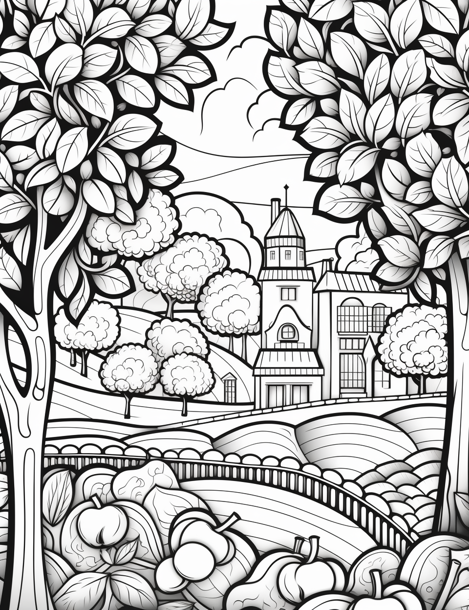 Color Craftables | Coloring Pages | Seasons - Spring - Rain Showers