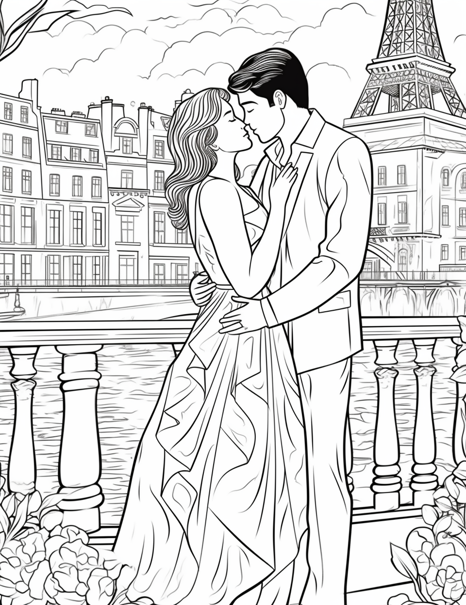 Color Craftables | Coloring Pages | Romantic & Love - Classic Romance ...