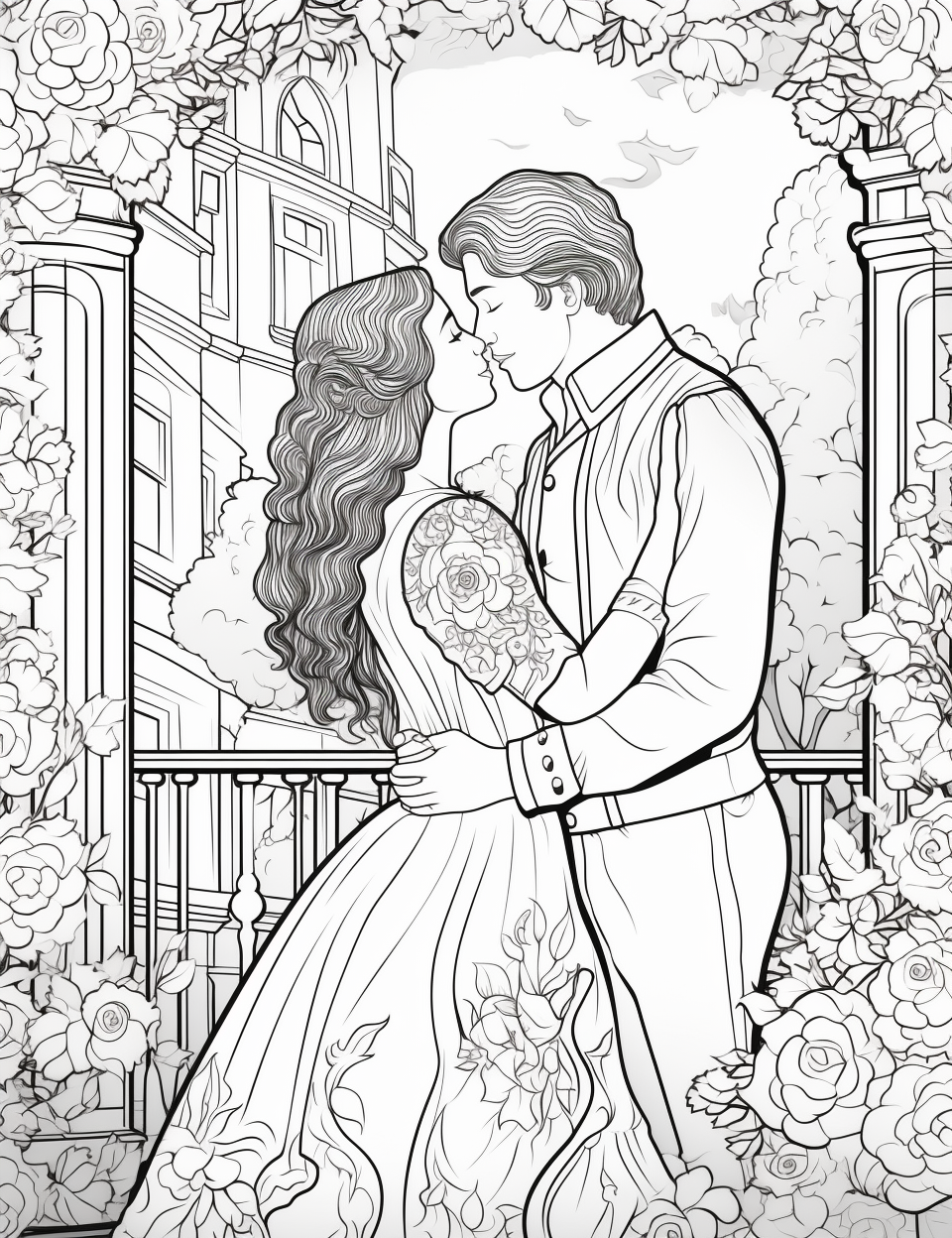 Color Craftables | Coloring Pages | Romantic & Love - Classic Romance ...