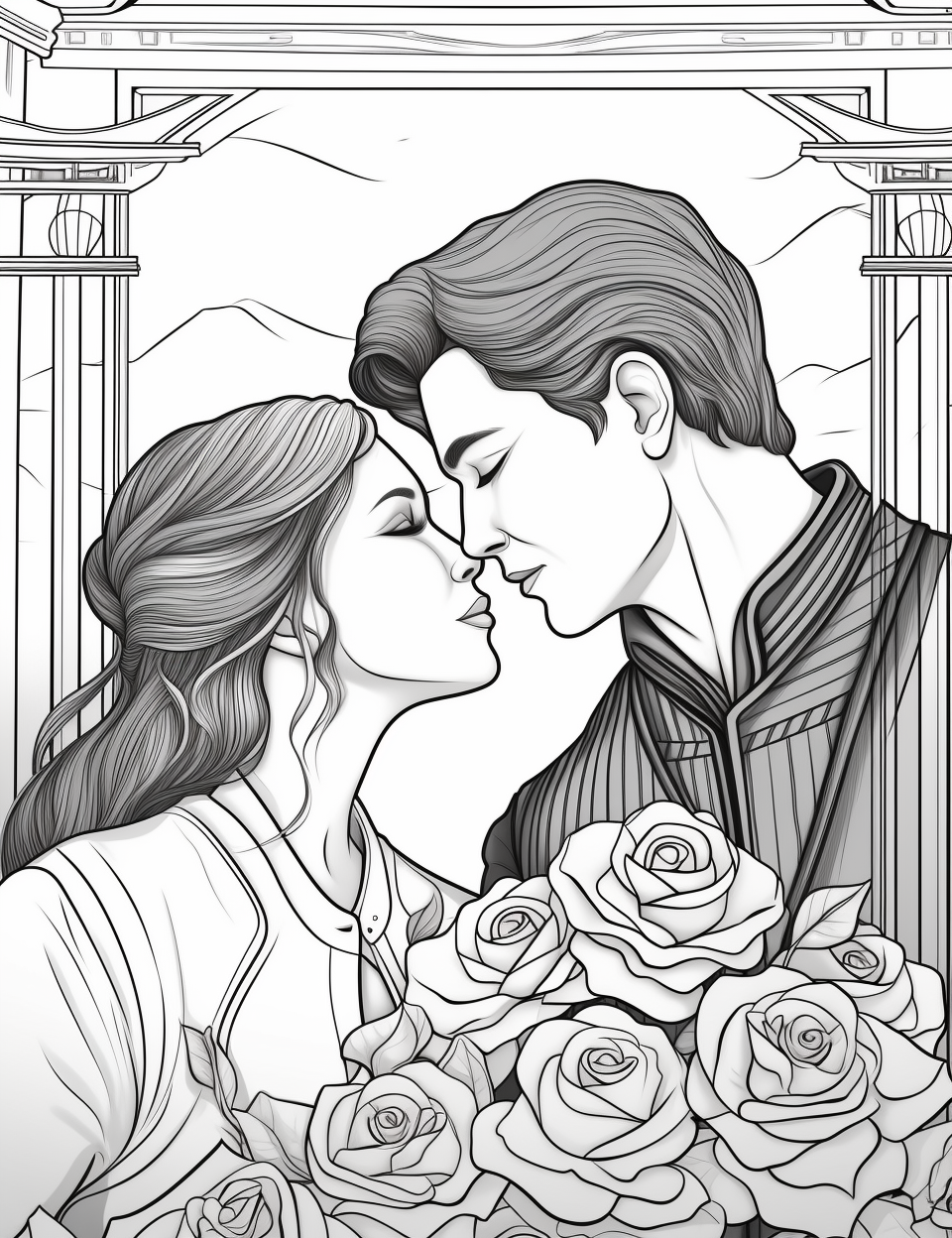 Color Craftables | Coloring Pages | Romantic & Love - Classic Romance ...