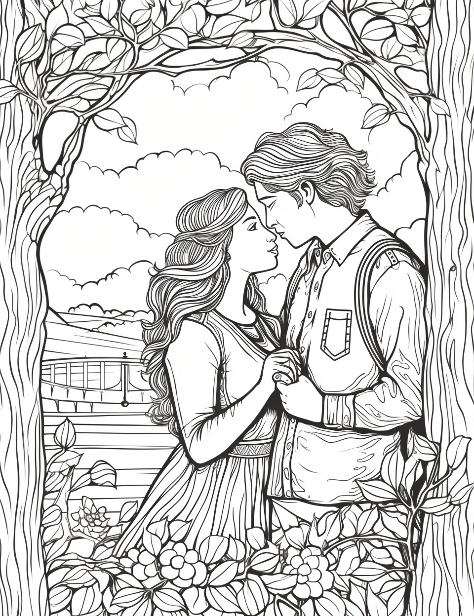 Color Craftables | Coloring Pages | Romantic & Love - Whimsical Love ...