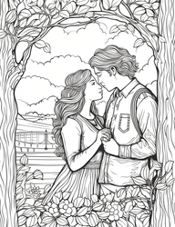 Color Craftables | Coloring Pages | Romantic & Love - Whimsical Love ...