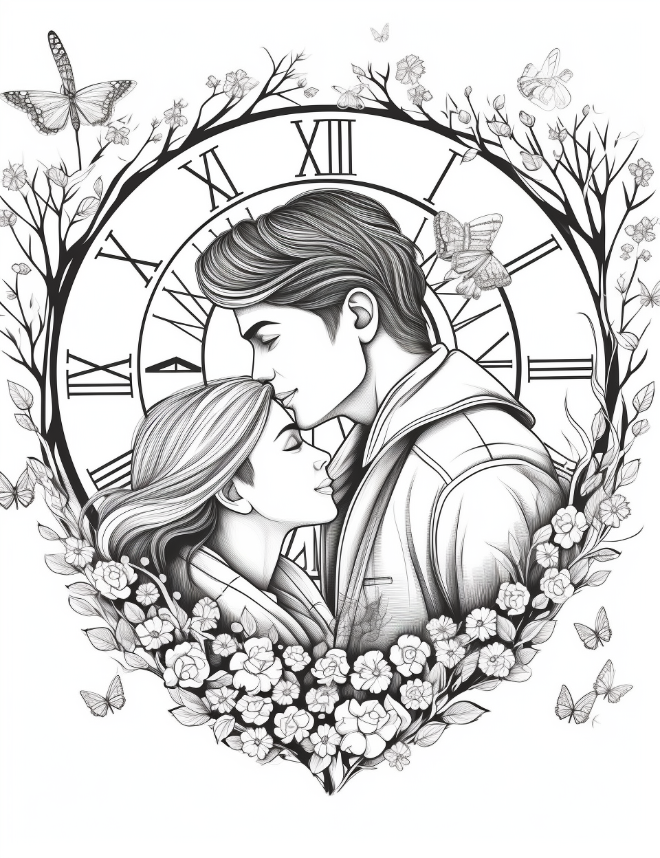 Color Craftables | Coloring Pages | Romantic & Love - Whimsical Love ...