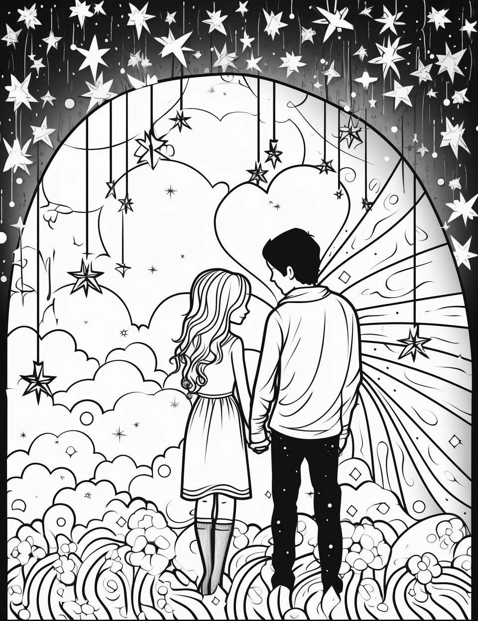 Color Craftables | Coloring Pages | Romantic & Love - Heartbreak