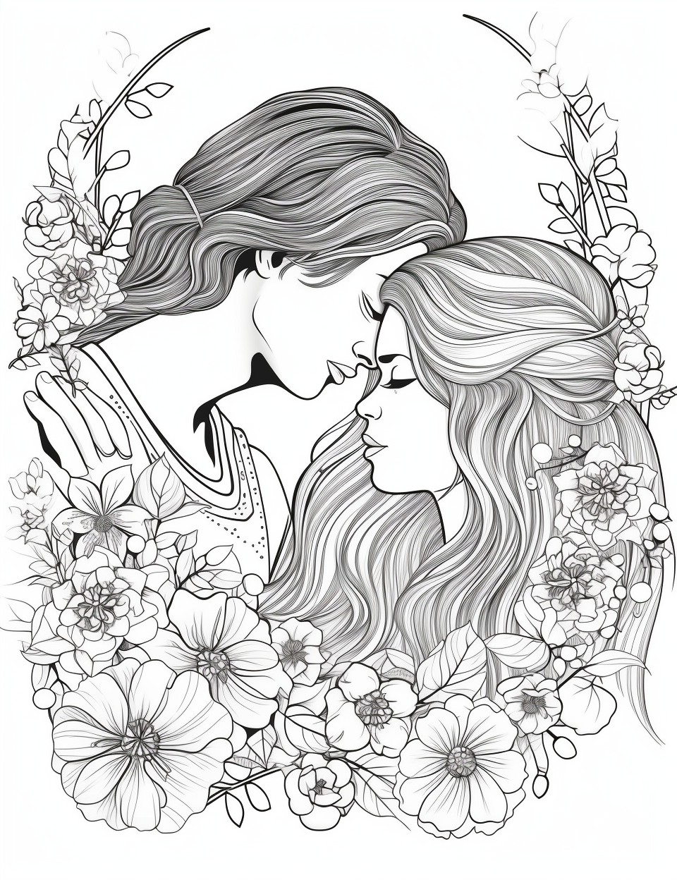 Color Craftables | Coloring Pages | Romantic & Love - Classic Romance ...