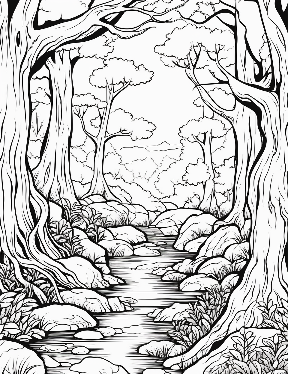 Color Craftables | Coloring Pages | Nature - Forests - Boreal Forest