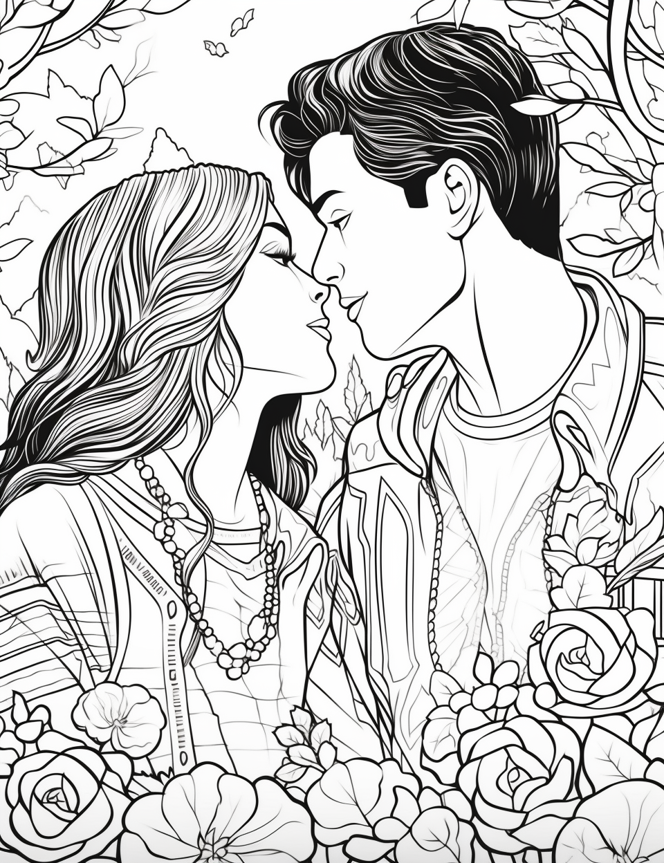 Color Craftables | Coloring Pages | Romantic & Love - Whimsical Love ...