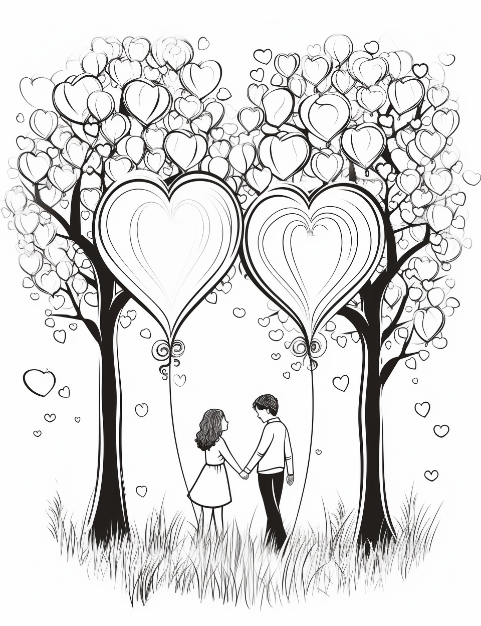 Color Craftables | Coloring Pages | Romantic & Love - Whimsical Love ...
