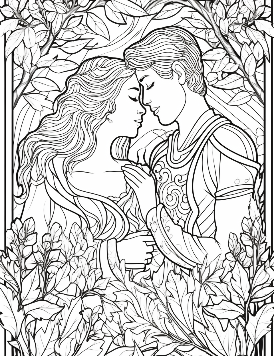 Color Craftables | Coloring Pages | Romantic & Love - Passionate