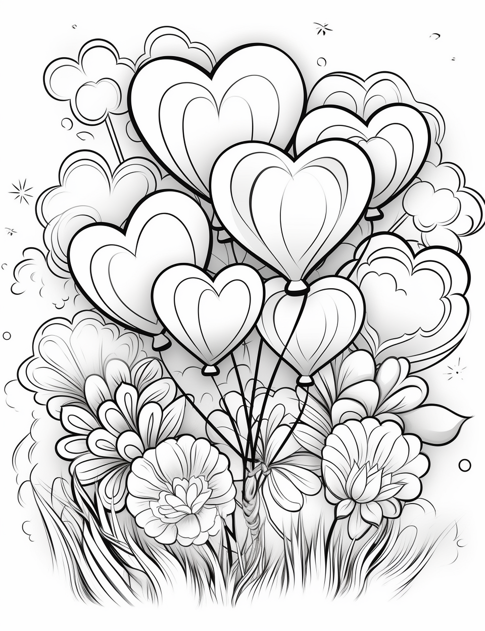 Color Craftables | Coloring Pages | Romantic & Love - Passionate