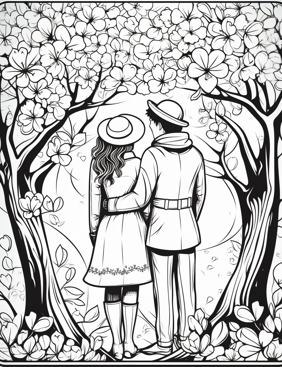 Color Craftables | Coloring Pages | Romantic & Love - Whimsical Love ...