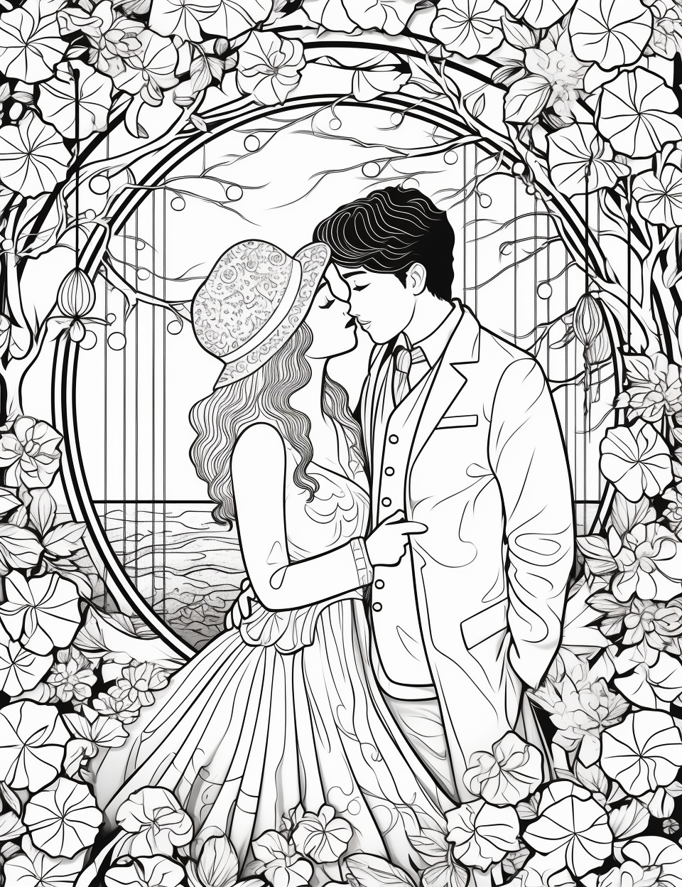 Color Craftables | Coloring Pages | Romantic & Love - Whimsical Love ...