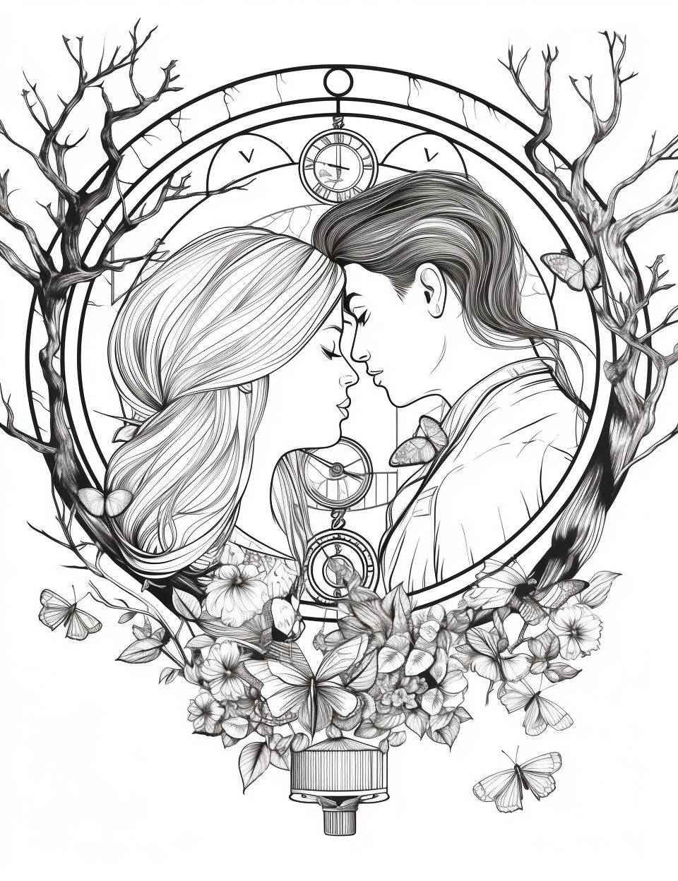 Color Craftables | Coloring Pages | Romantic & Love - Heartbreak - Tears