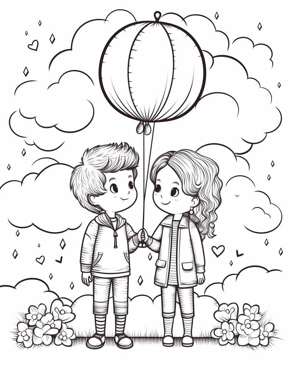 Color Craftables | Coloring Pages | Romantic & Love - Whimsical Love ...