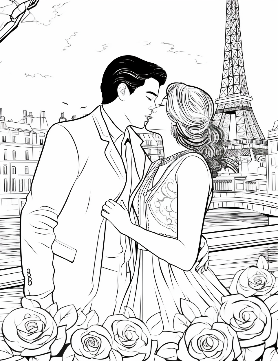Color Craftables | Coloring Pages | Romantic & Love - Classic Romance ...
