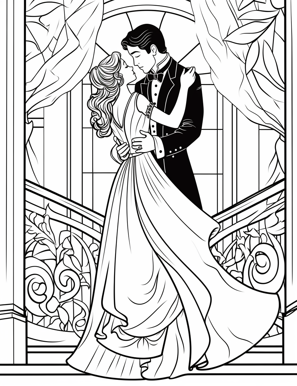 Color Craftables | Coloring Pages | Romantic & Love - Classic Romance ...
