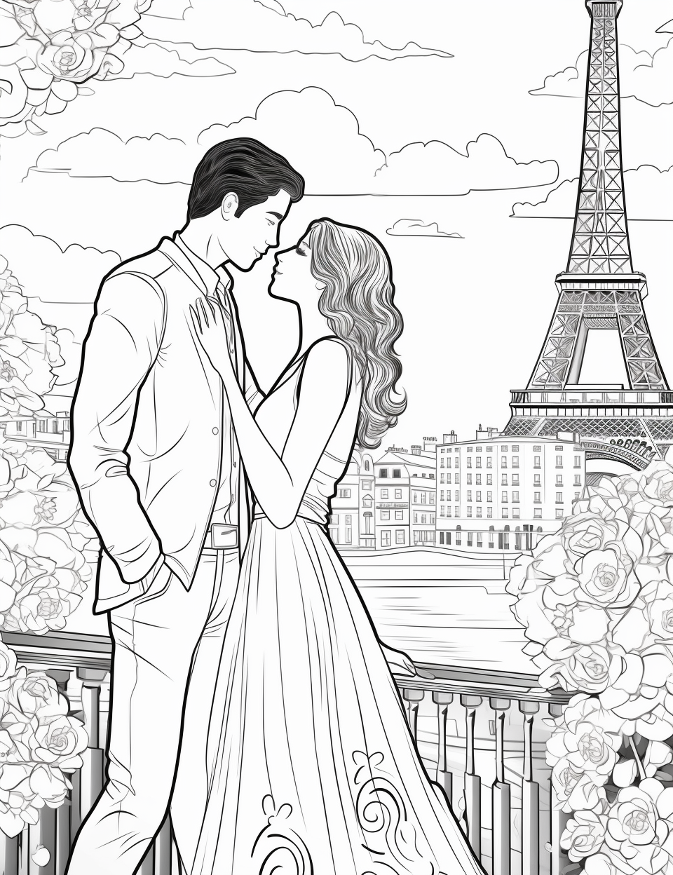 Color Craftables | Coloring Pages | Romantic & Love - Classic Romance ...