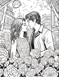 Color Craftables | Coloring Pages | Romantic & Love - Classic Romance ...