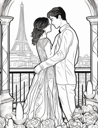 Color Craftables | Coloring Pages | Romantic & Love - Classic Romance