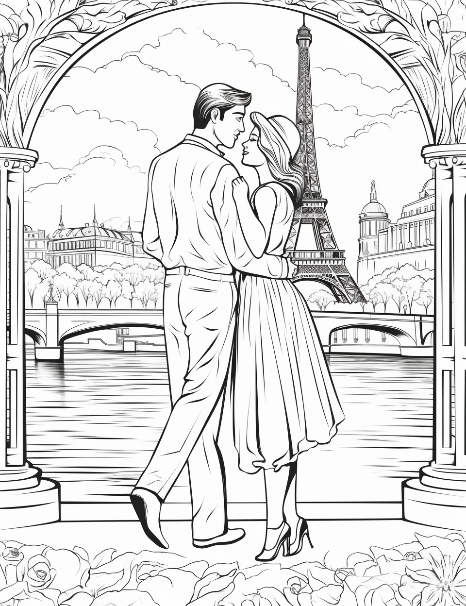 Color Craftables | Coloring Pages | Romantic & Love - Classic Romance ...