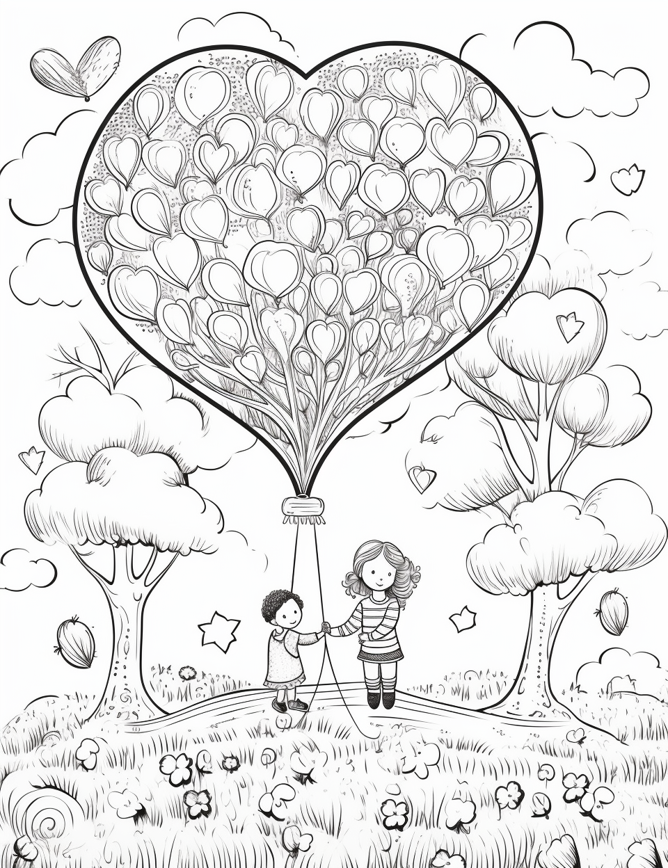 Color Craftables | Coloring Pages | Romantic & Love - Whimsical Love ...
