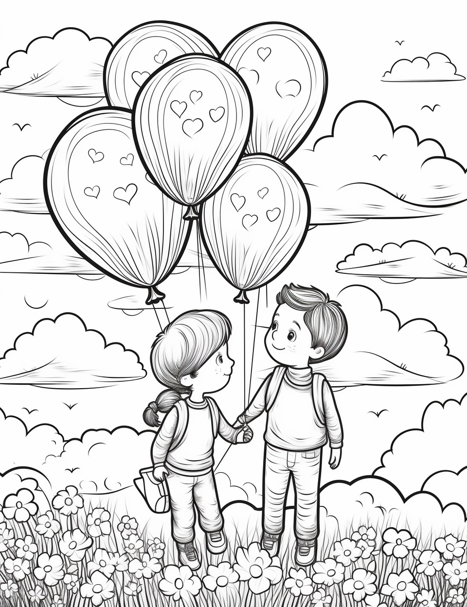 Color Craftables | Coloring Pages | Romantic & Love - Whimsical Love