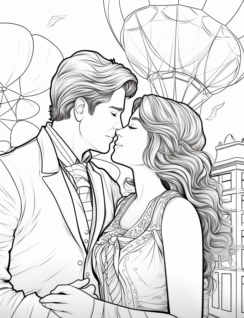 Color Craftables | Coloring Pages | Romantic & Love - Classic Romance ...