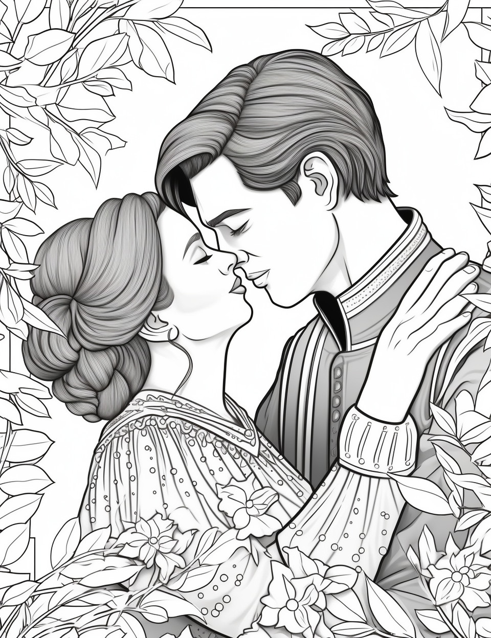 Color Craftables | Coloring Pages | Romantic & Love - Classic Romance ...