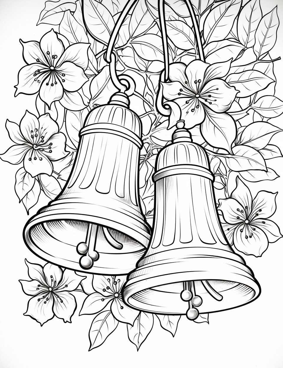 Color Craftables | Coloring Pages | Holiday - Christmas - Bells