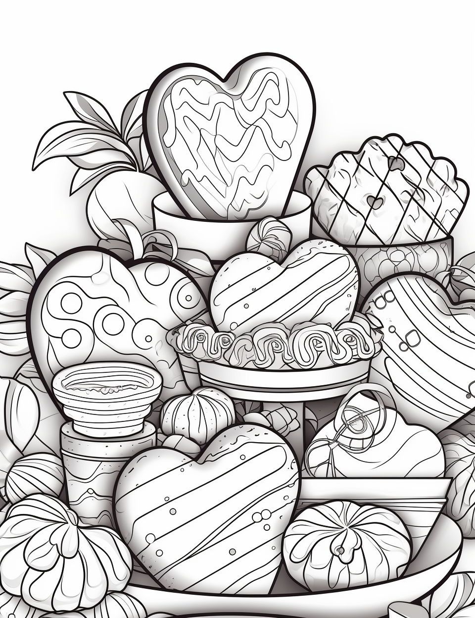 Color Craftables | Coloring Pages | Holiday - Valentine's Day